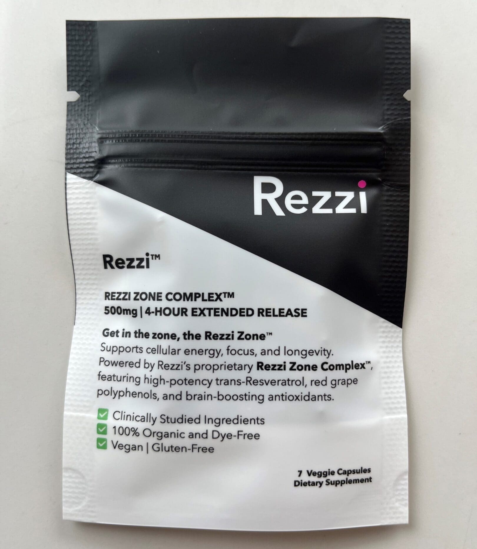 7-Day Resveratrol Starter Pack | Rezzi Zone Capsules